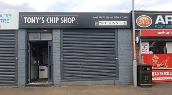 Tony's Chip Shop Shawhead Fish and Chips Takeaway at 15 Berwick St ...